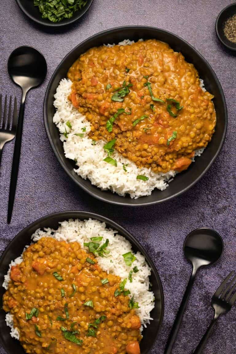 Easy Lentil Curry - Gimme That Flavor