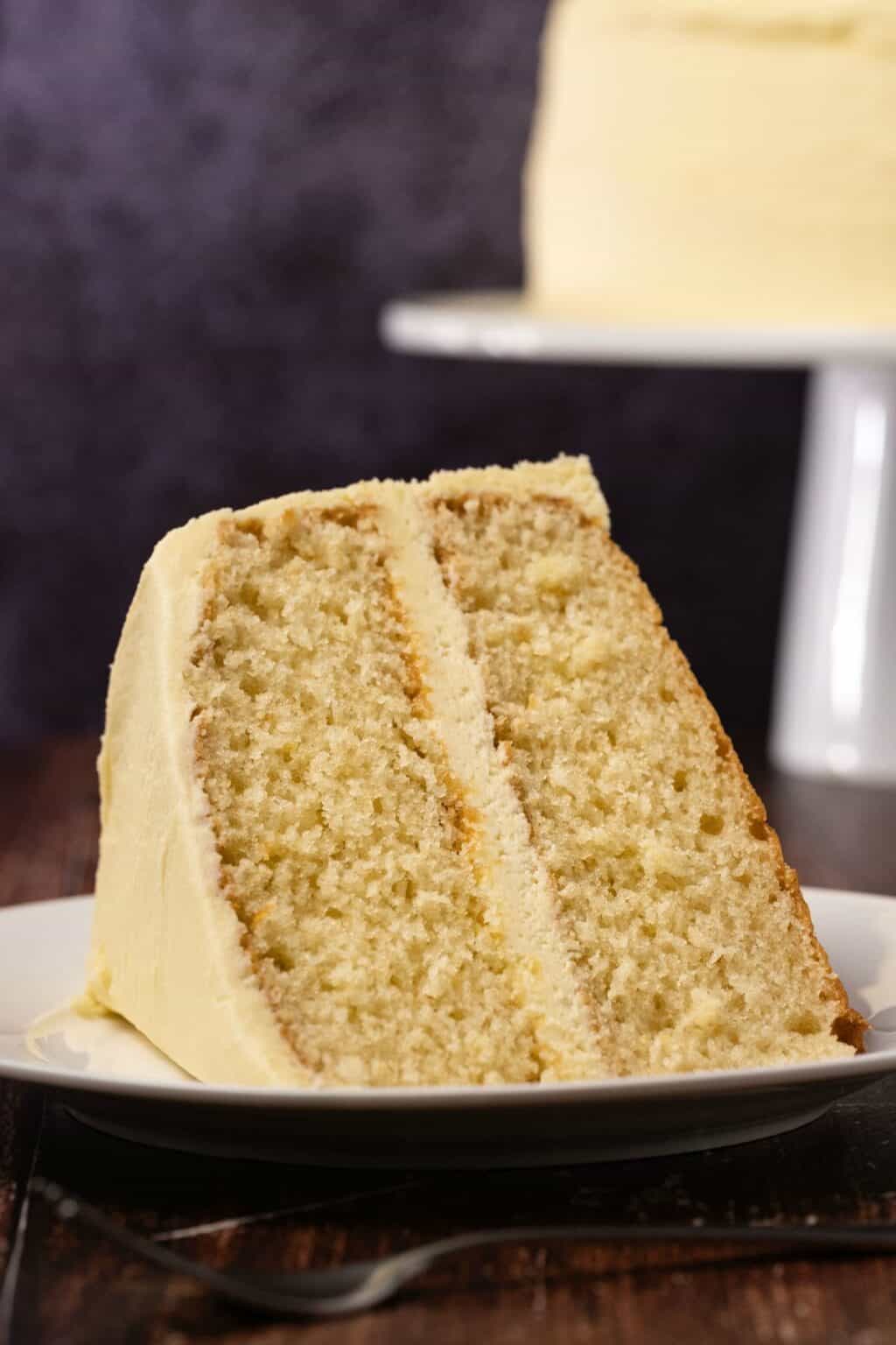 The Best Vanilla Cake - Gimme That Flavor