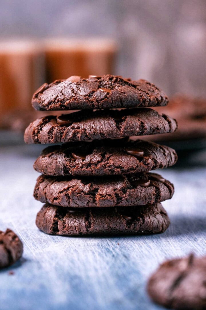 Eggless Chocolate Cookies - Gimme That Flavor