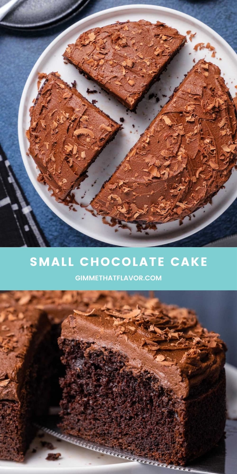 Small Chocolate Cake - Gimme That Flavor