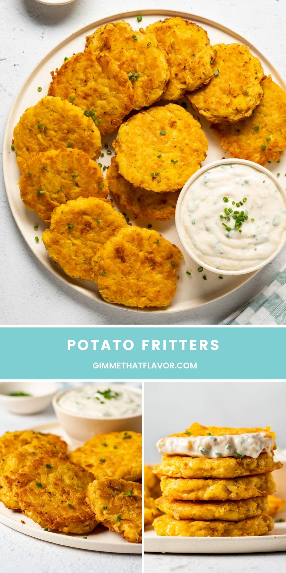 Potato Fritters - Gimme That Flavor