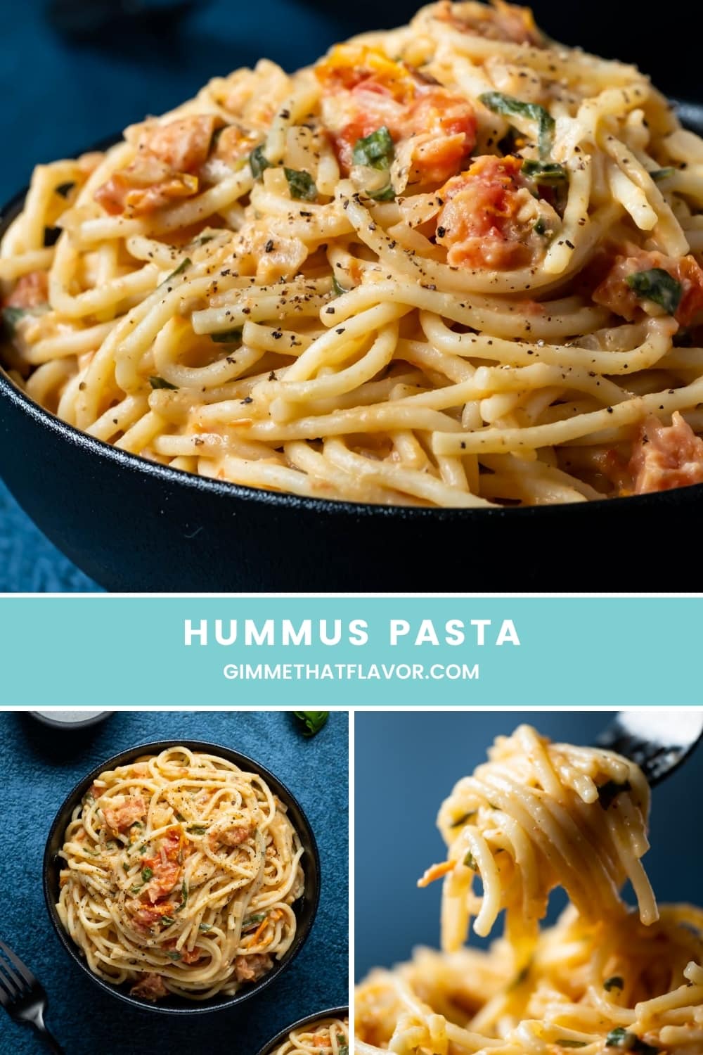Hummus Pasta - Gimme That Flavor