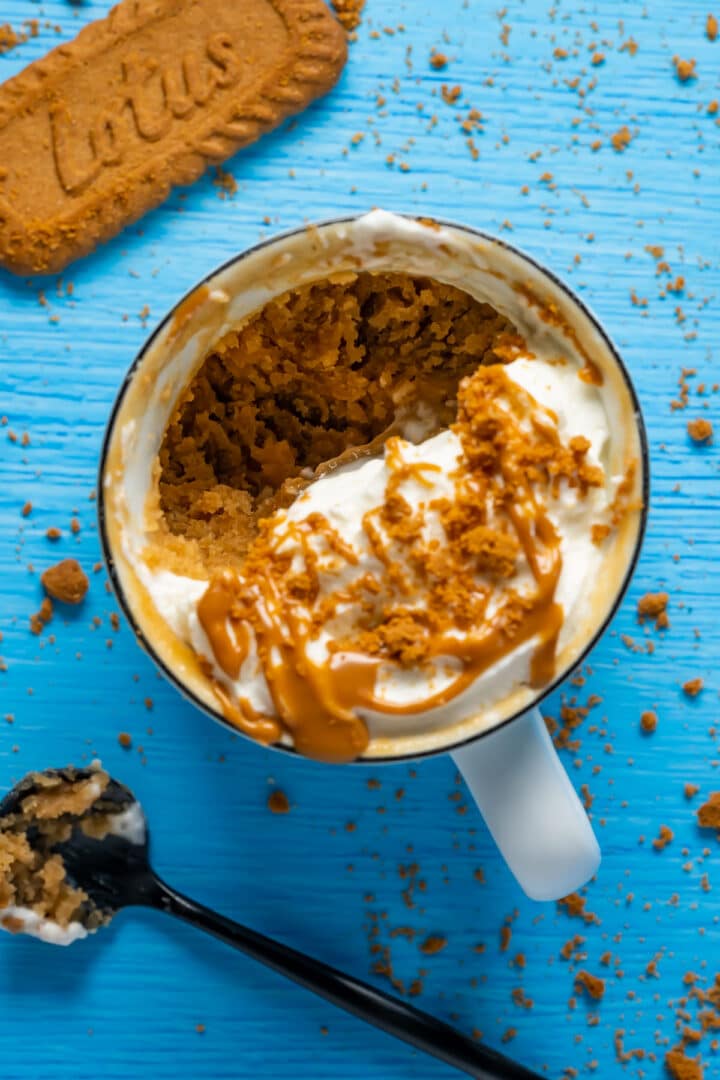 Biscoff Mug Cake - Gimme That Flavor