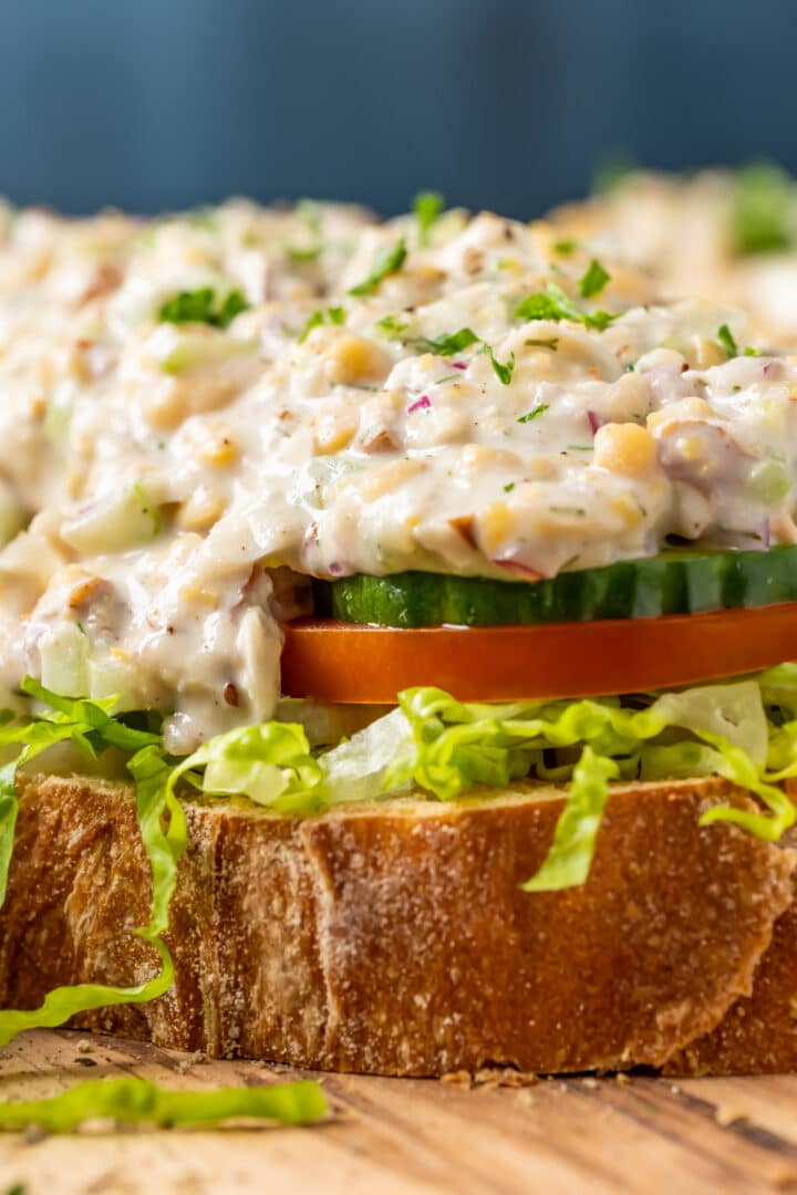 Chickpea Chicken Salad - Gimme That Flavor