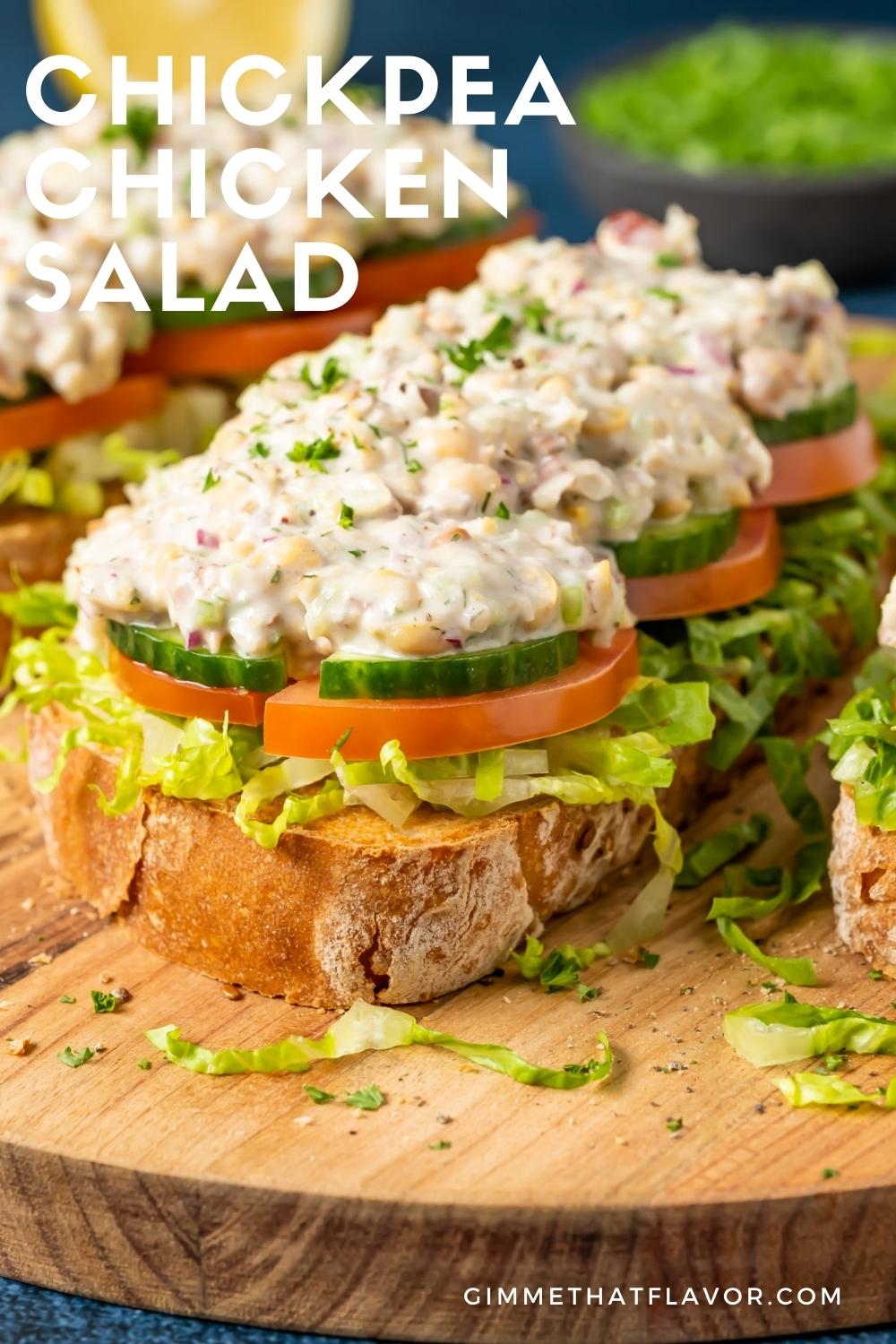 Chickpea Chicken Salad - Gimme That Flavor