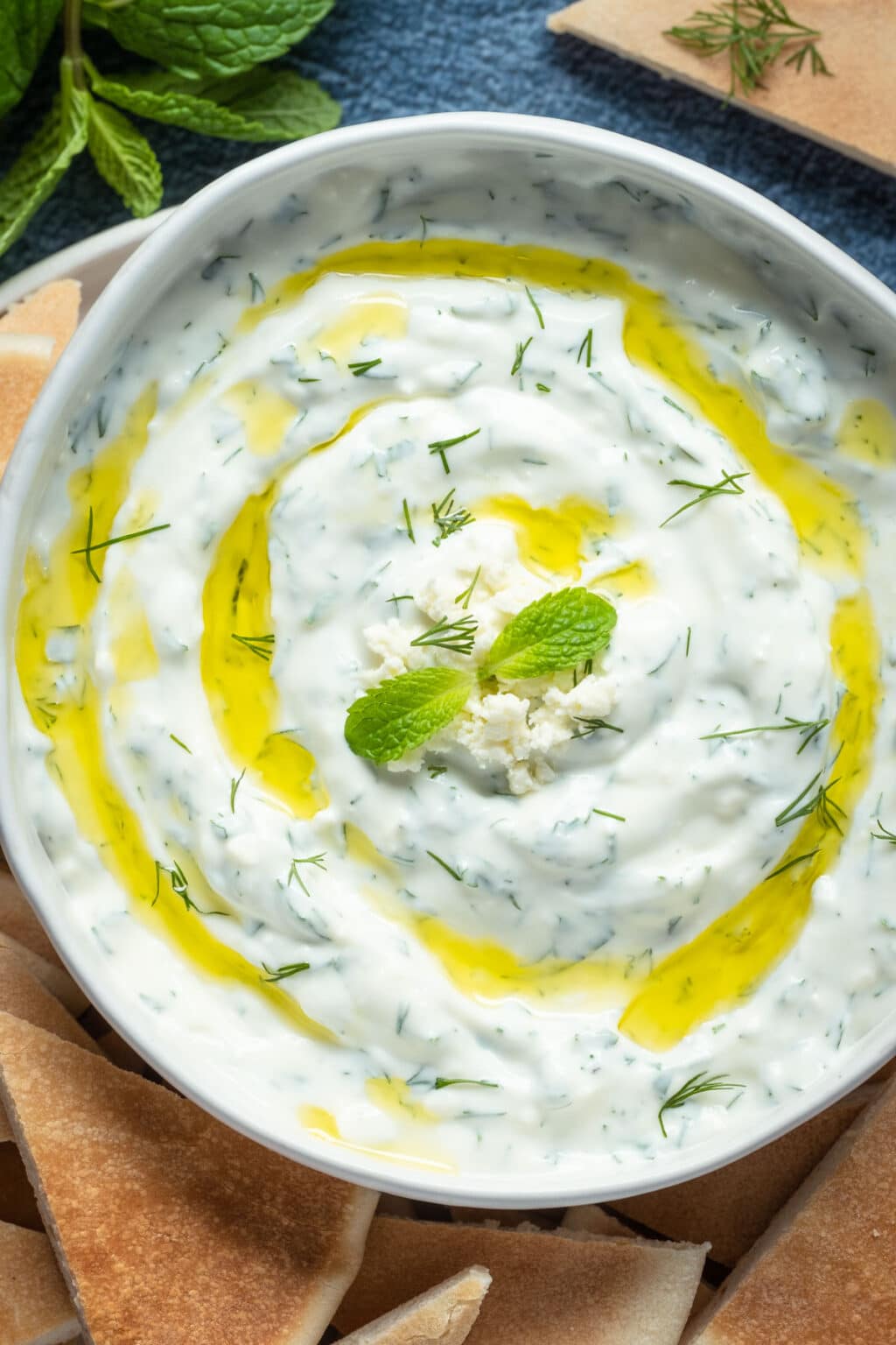 Haydari (Turkish Yogurt Dip) - Gimme That Flavor