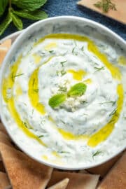 Haydari (Turkish Yogurt Dip) - Gimme That Flavor