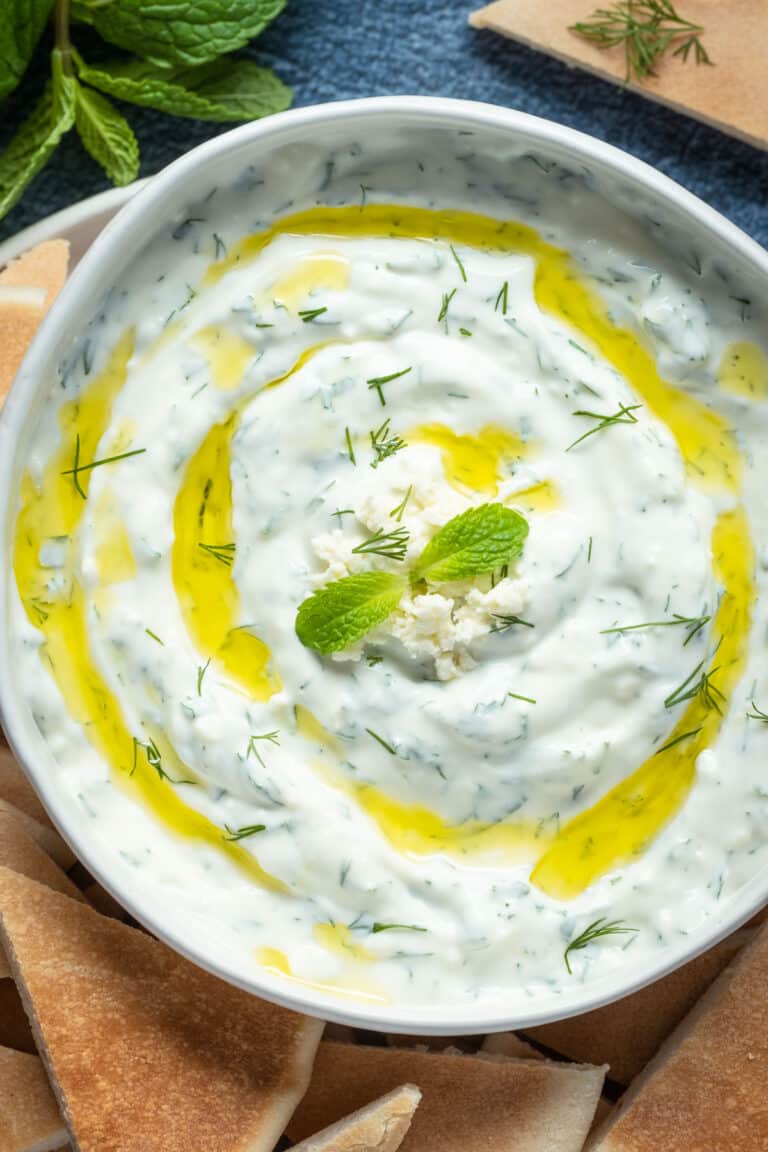 Haydari (Turkish Yogurt Dip) - Gimme That Flavor