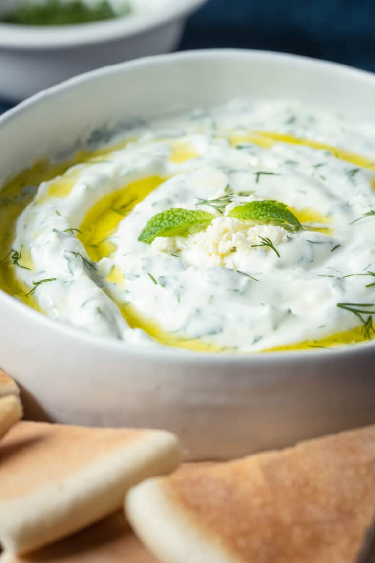 Haydari (Turkish Yogurt Dip) - Gimme That Flavor