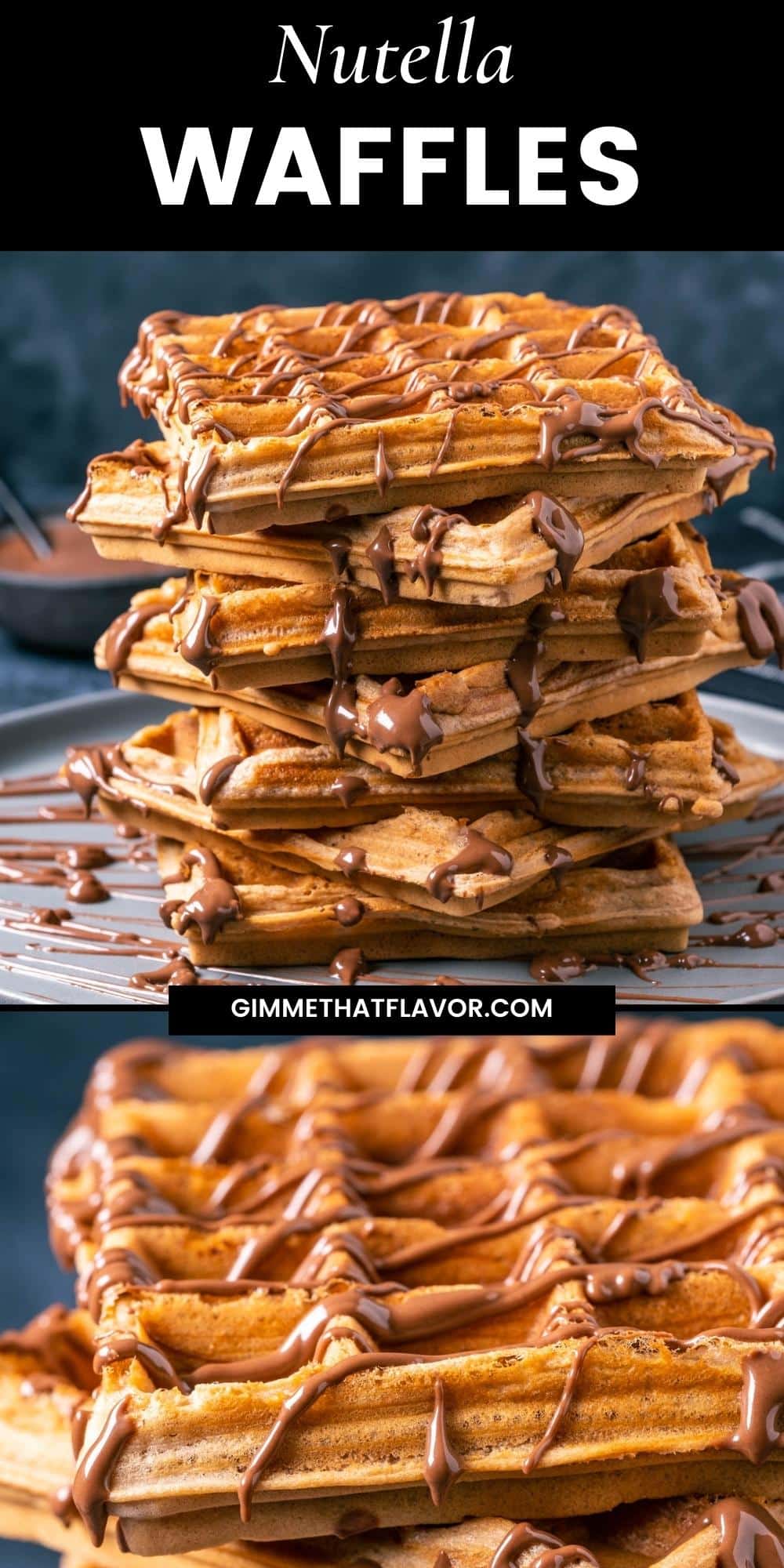 Nutella Waffles - Gimme That Flavor