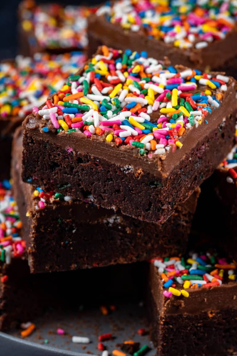Sprinkle Brownies - Gimme That Flavor